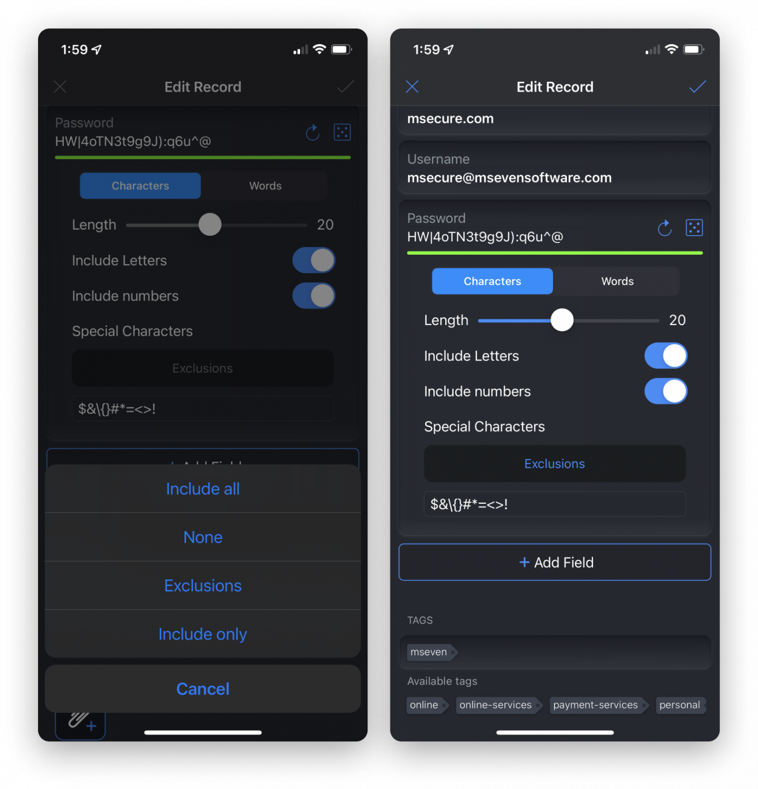 mSecure • Features
